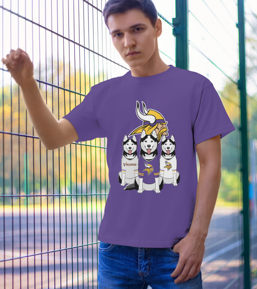 Minnesota Vikings Husky Trio T-Shirt