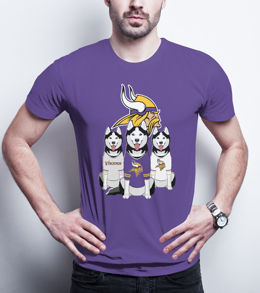 Minnesota Vikings Husky Trio T-Shirt