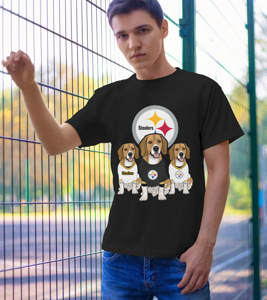 Steelers Beagle Trio T-Shirt