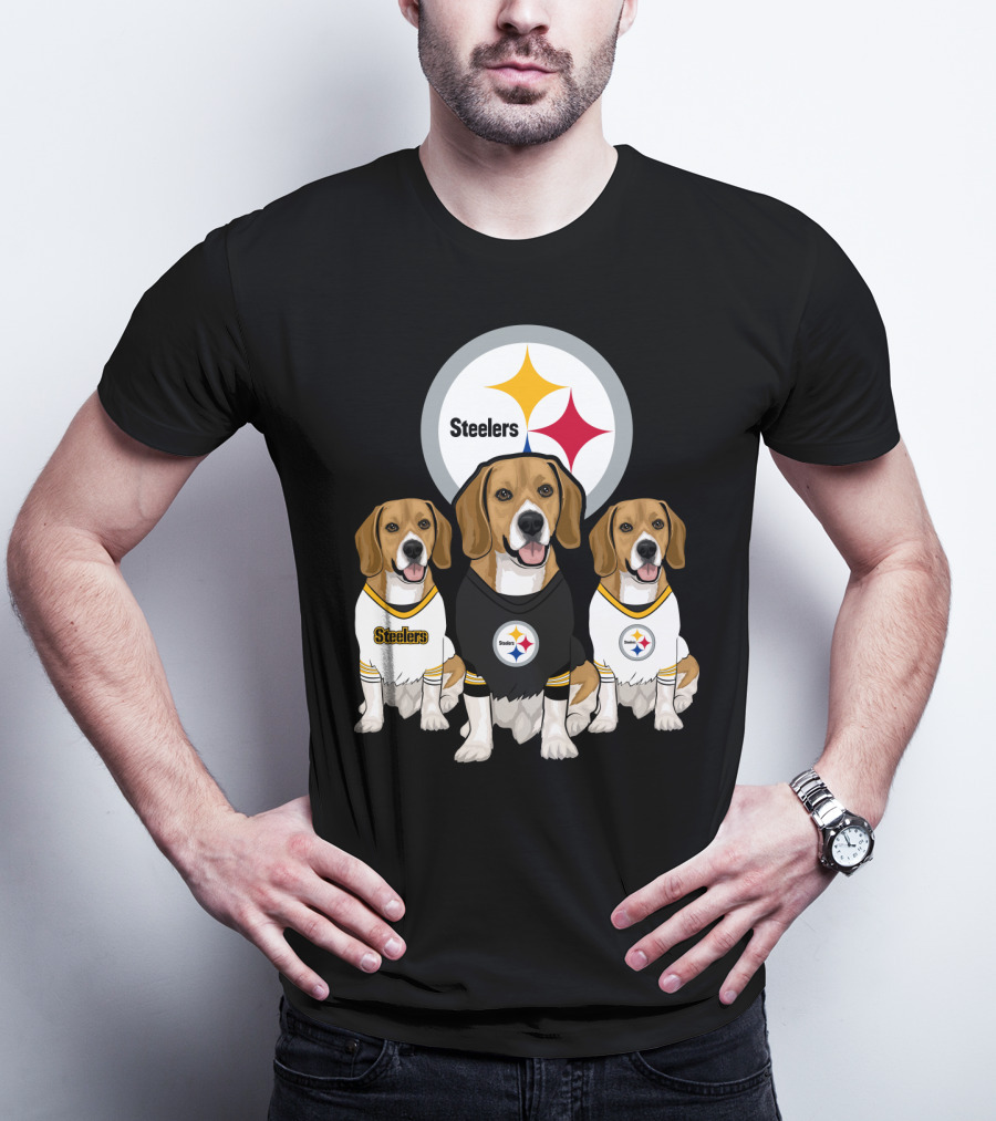 Steelers Beagle Trio T-Shirt