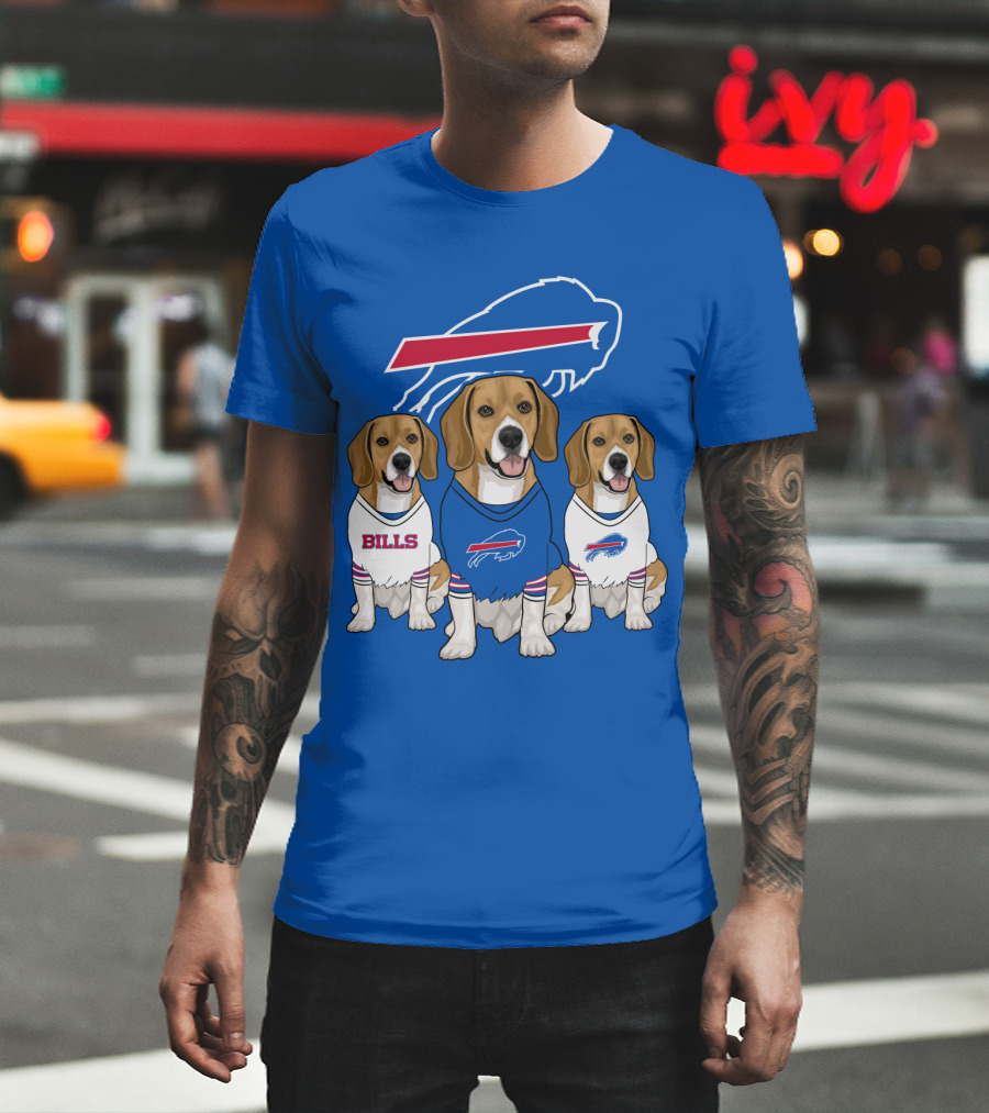 Buffalo Bills Beagle Trio T-Shirt