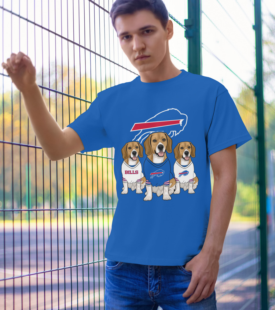 Buffalo Bills Beagle Trio T-Shirt