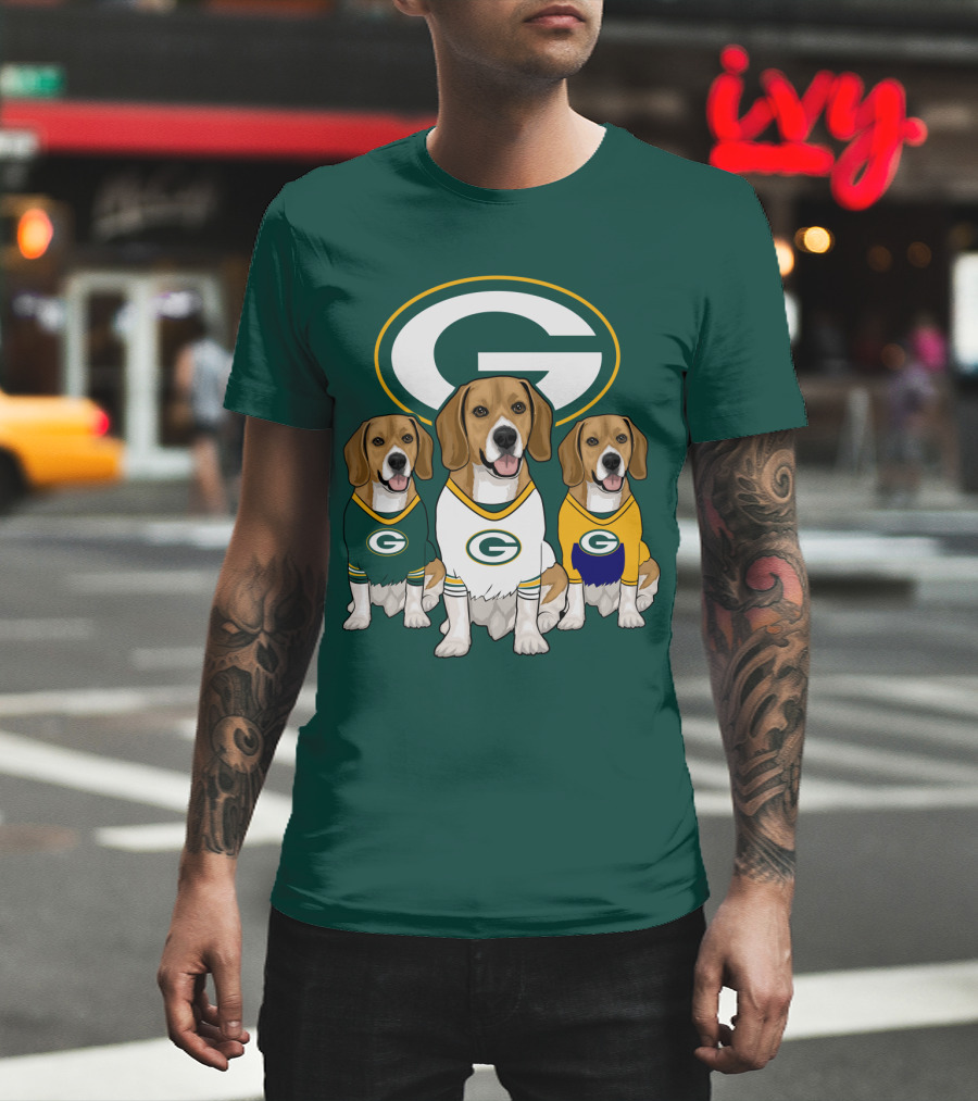 Packers Beagle Dog T-Shirt