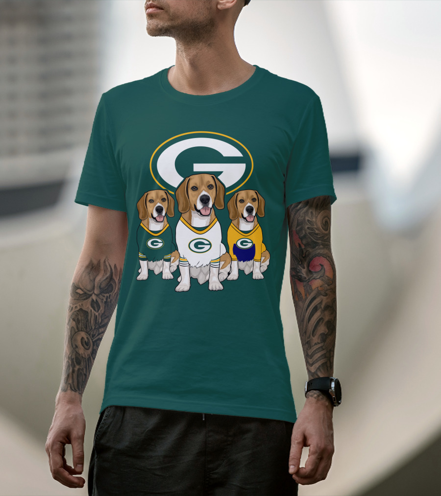 Packers Beagle Dog T-Shirt