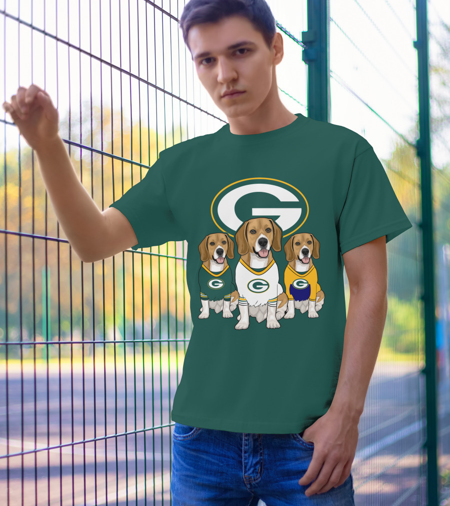 Packers Beagle Dog T-Shirt
