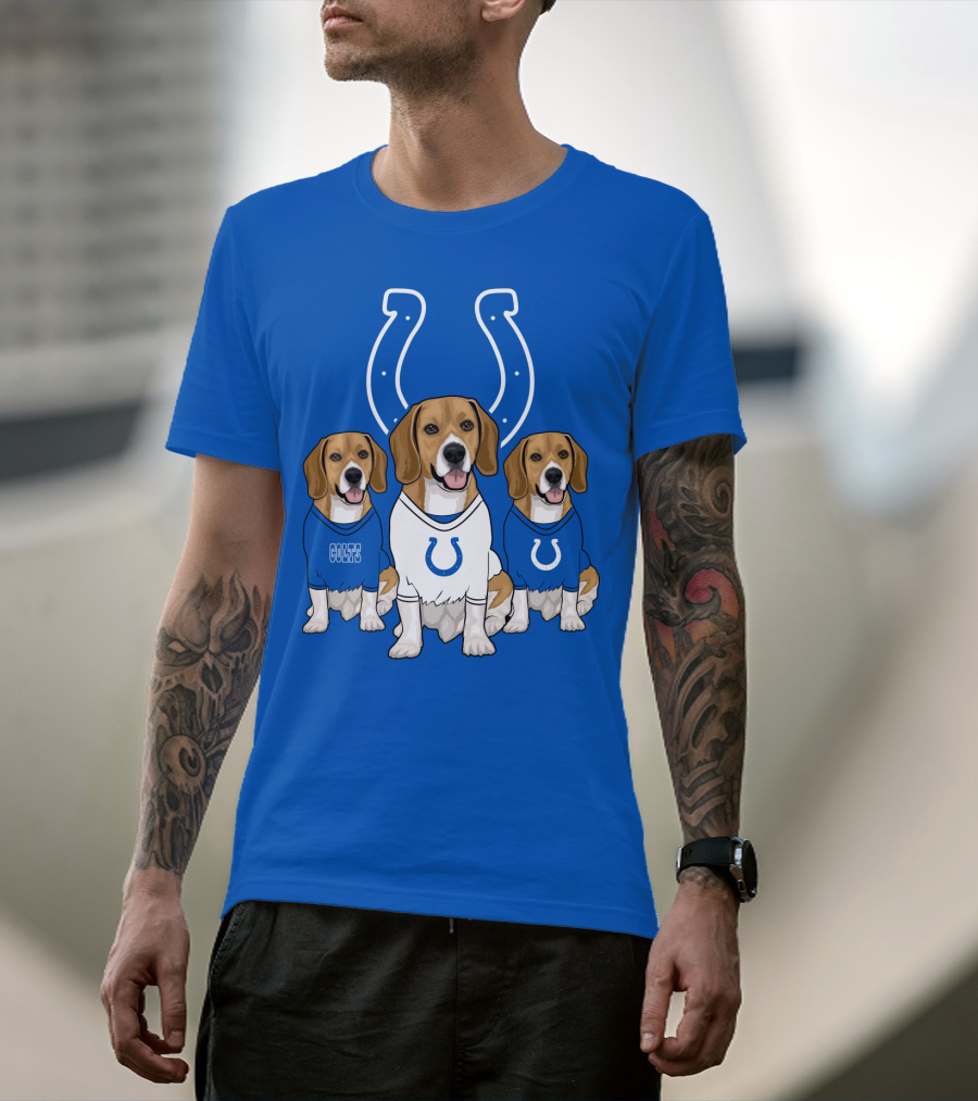 Indianapolis Colts Beagle Trio T-Shirt