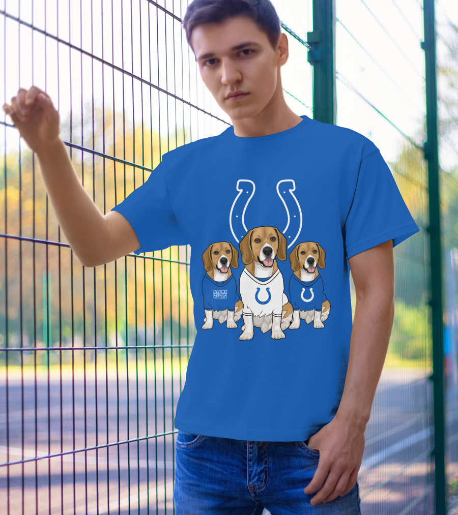 Indianapolis Colts Beagle Trio T-Shirt