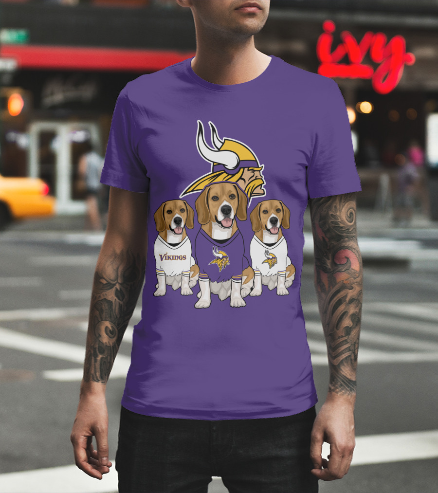 Vikings Beagle Trio T-Shirt