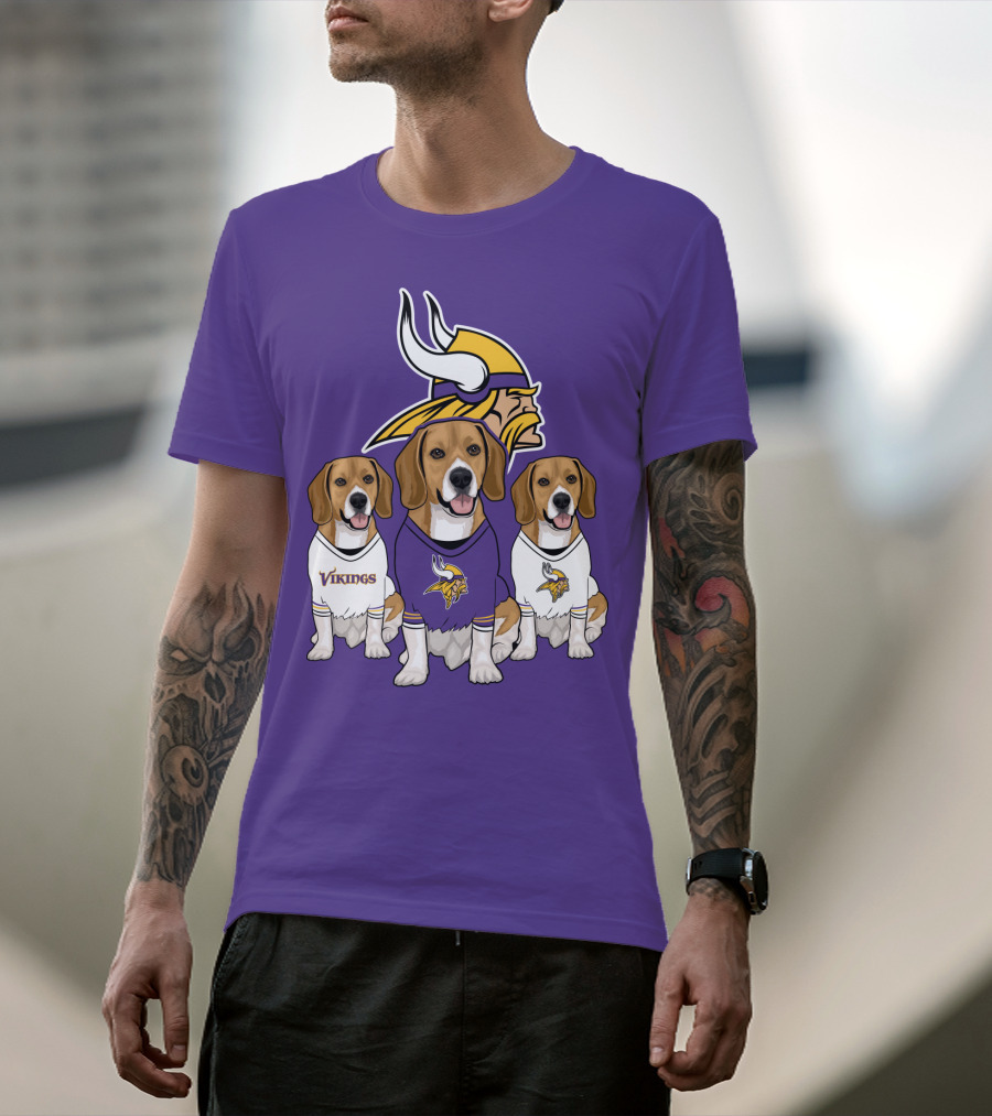 Vikings Beagle Trio T-Shirt