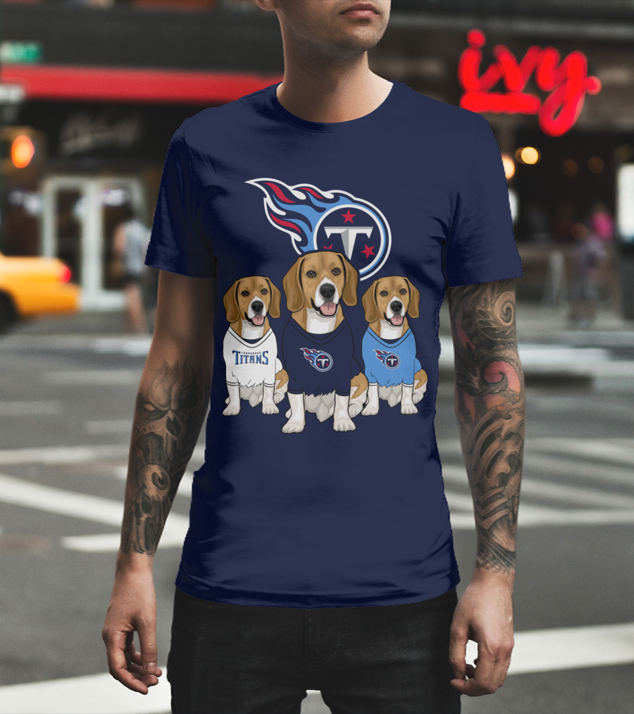Tennessee Titans Beagle Fan T-Shirt