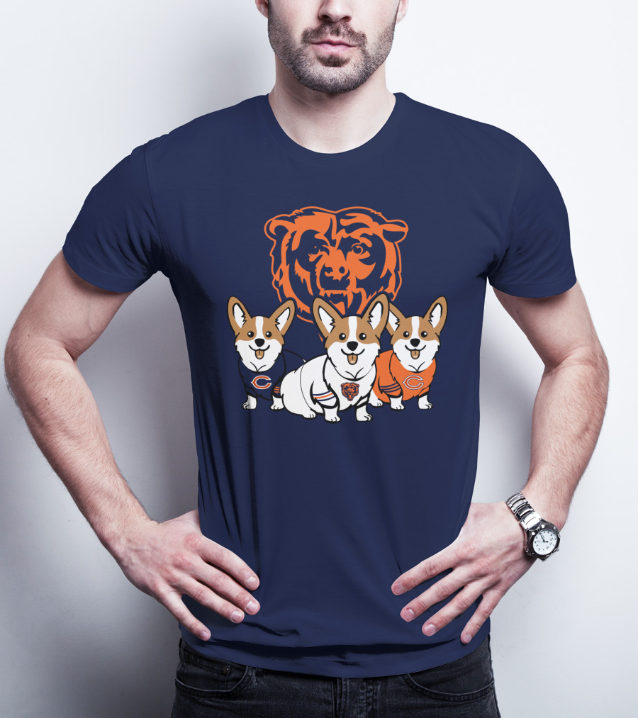Chicago Bears Corgi T-Shirt