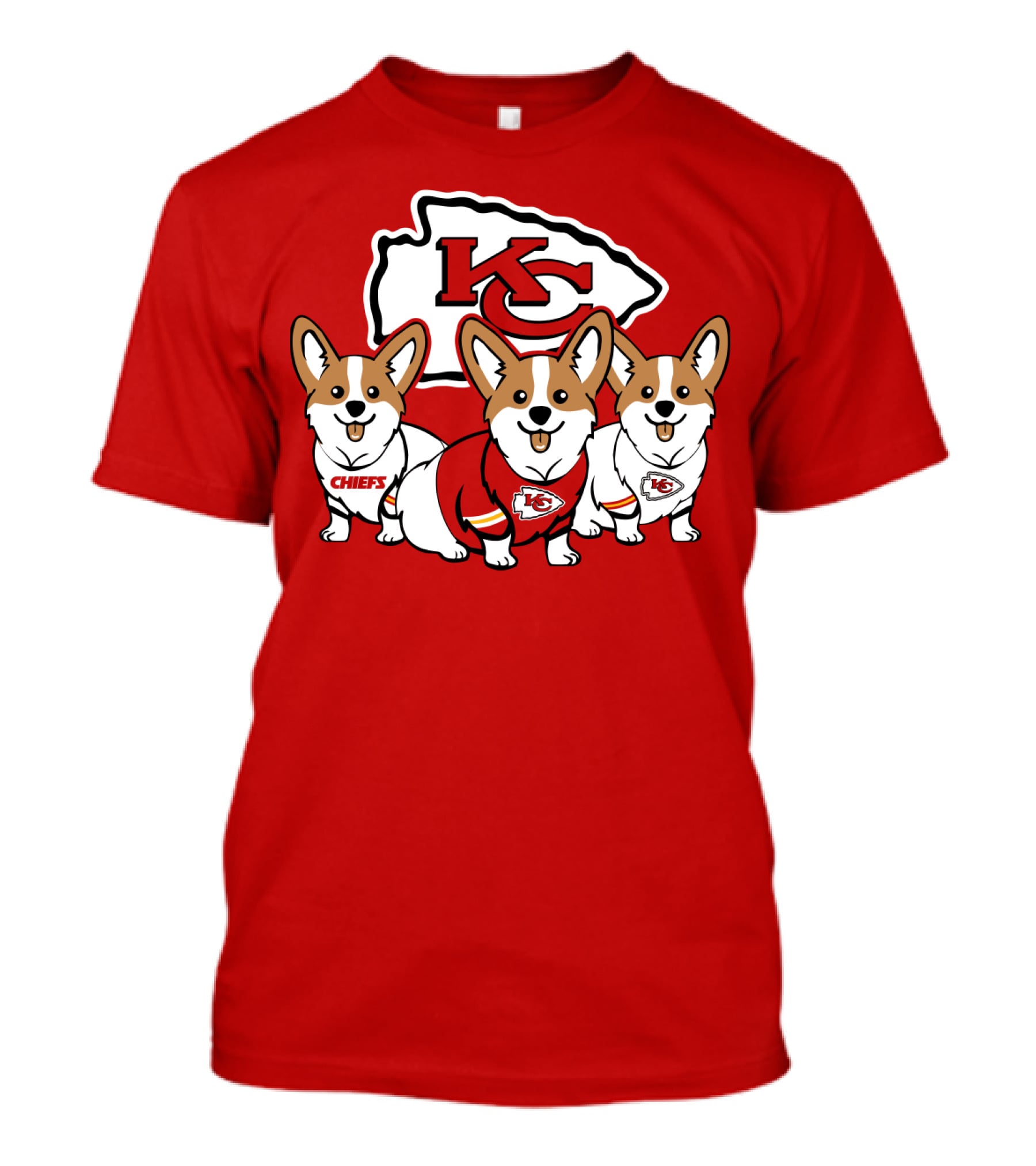 Kansas City Chiefs Corgi T-Shirt