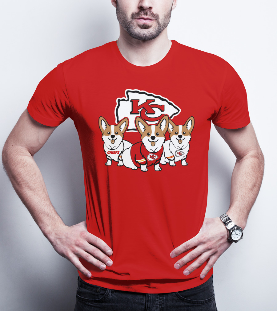 Kansas City Chiefs Corgi T-Shirt