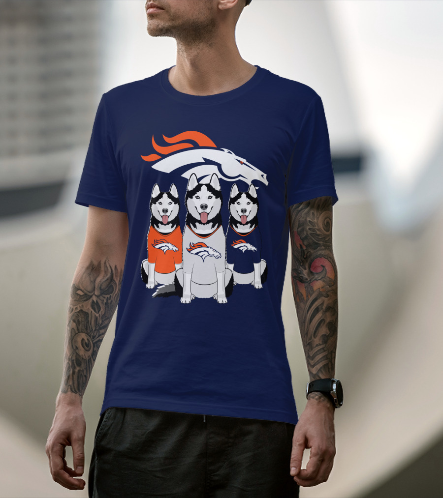 Denver Broncos Husky Trio T-Shirt