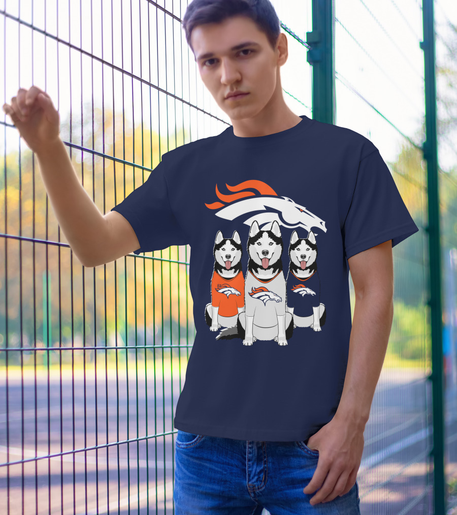 Denver Broncos Husky Trio T-Shirt