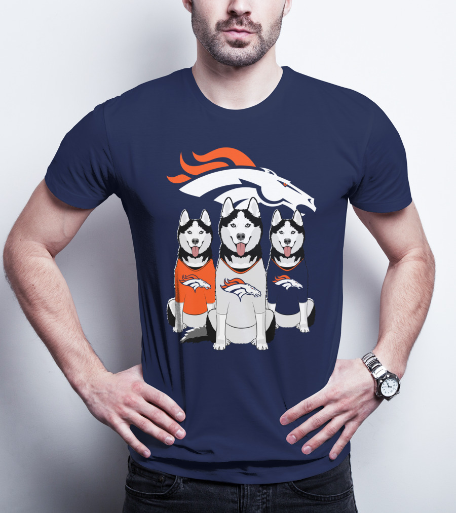 Denver Broncos Husky Trio T-Shirt