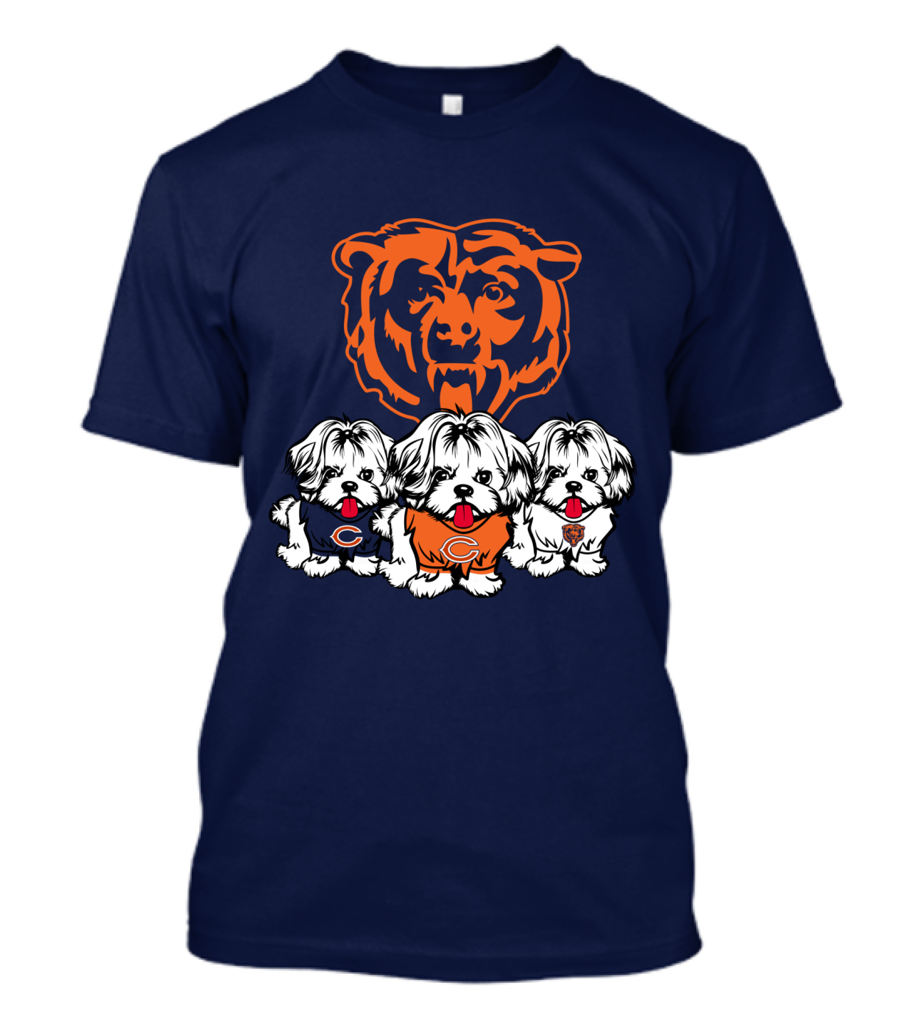 Chicago Bears Shih Tzu T-Shirt