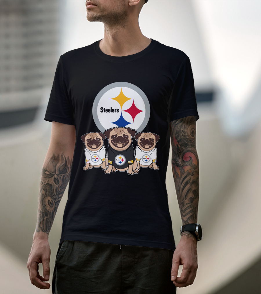 Steelers Pug T-Shirt