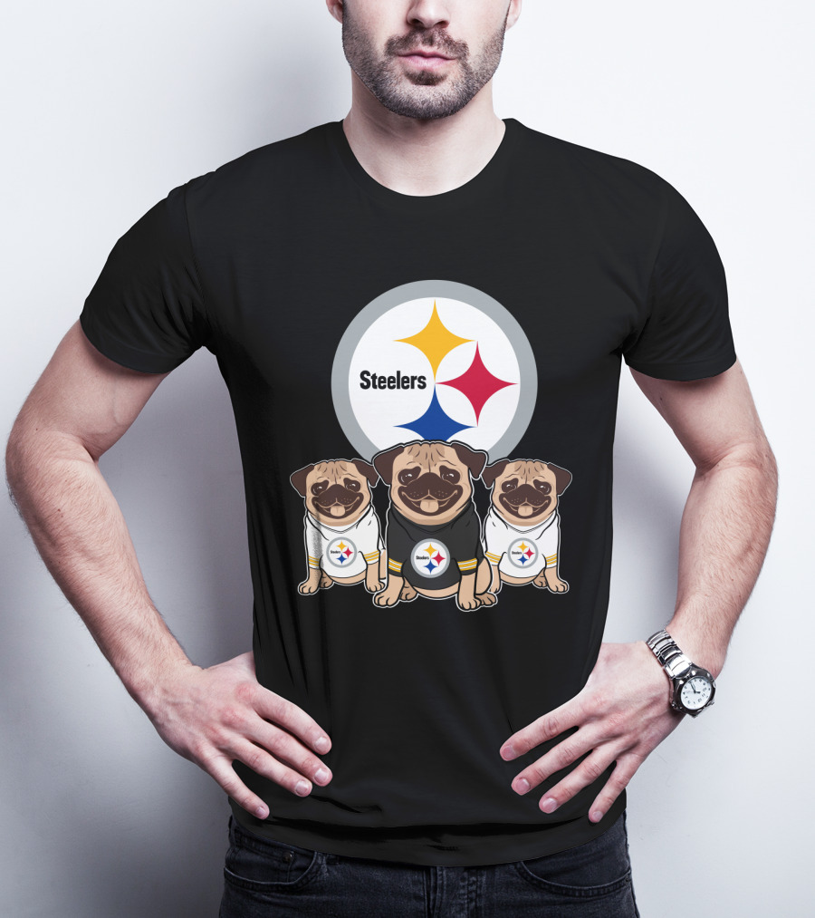 Steelers Pug T-Shirt
