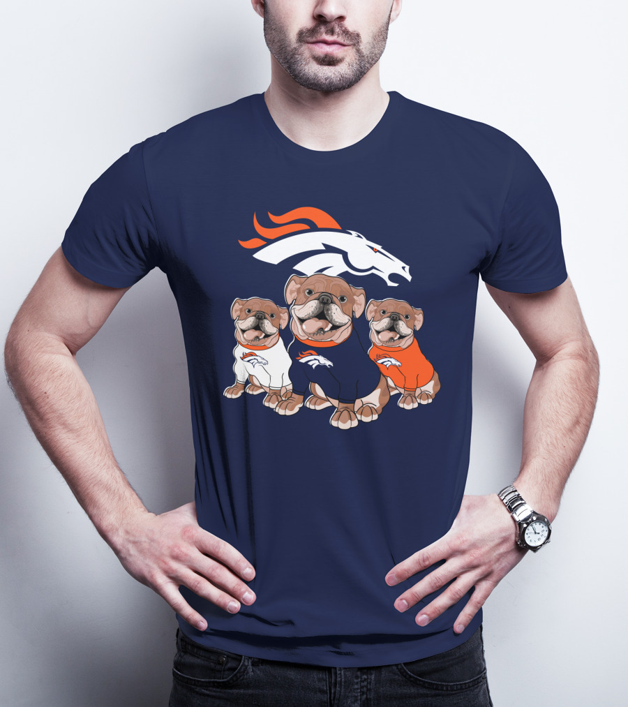 Denver Broncos Bulldog Trio T-Shirt