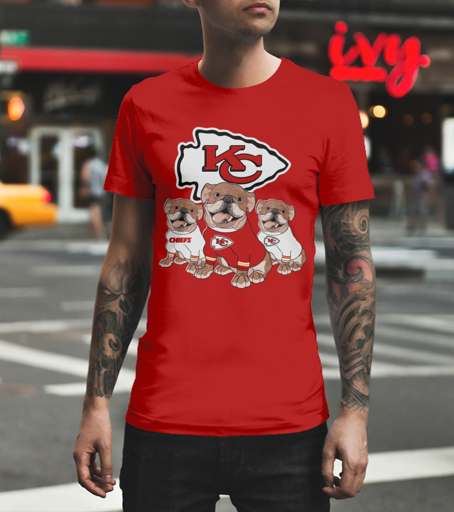 Kansas City Chiefs Bulldog T-Shirt
