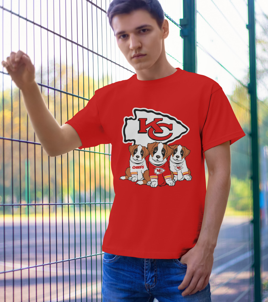 Kansas City Chiefs Kc Saint Bernard T-Shirt