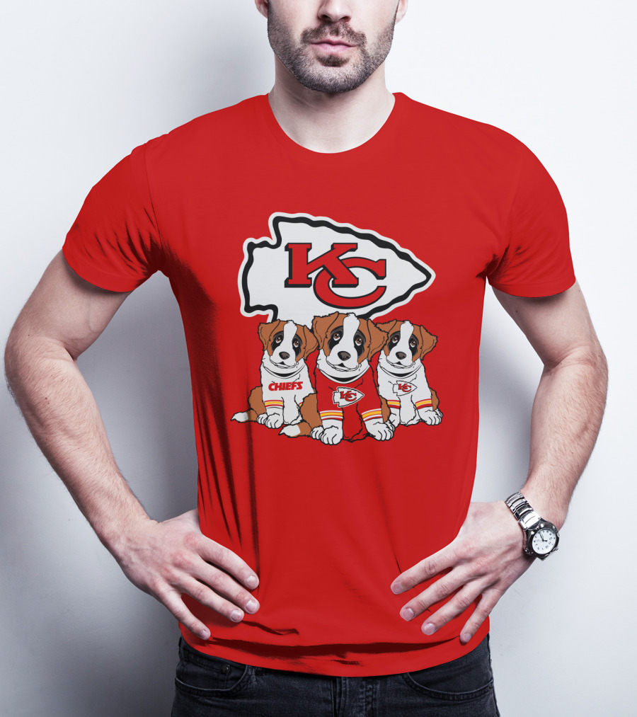 Kansas City Chiefs Kc Saint Bernard T-Shirt