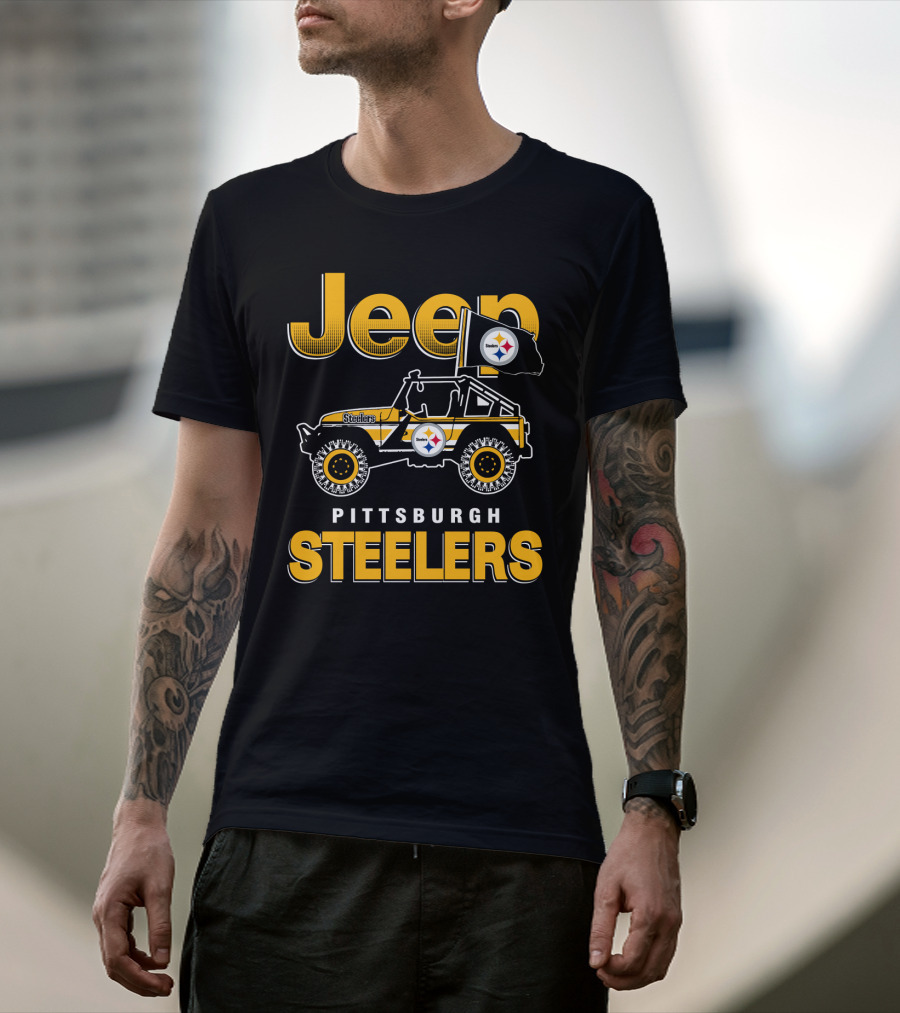 Pittsburgh Steelers Jeep T-Shirt