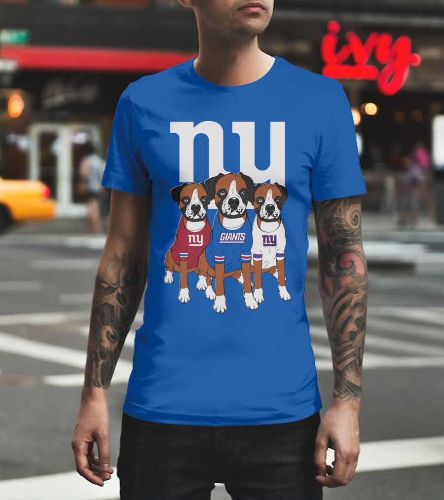 New York Giants Three Boxer T-Shirt