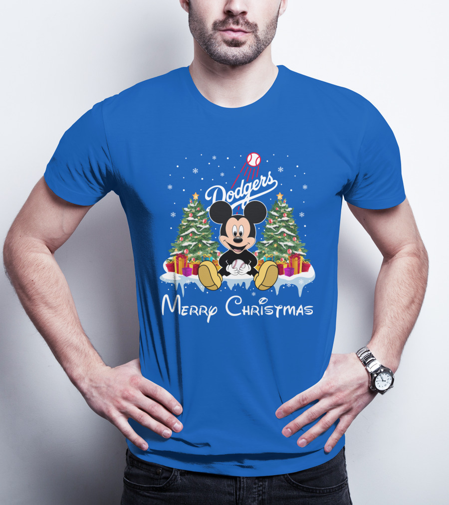 Dodgers Merry Christmas T-Shirt
