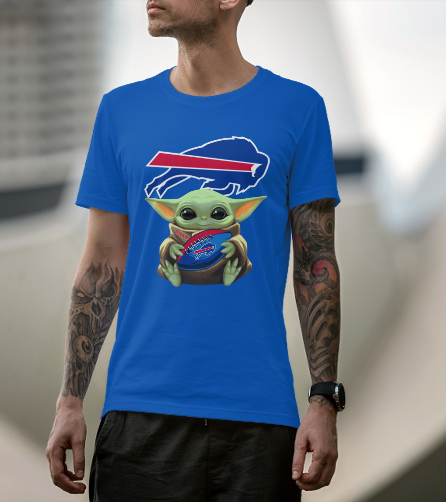 Babyyoda Bills Buffalo Football T-Shirt