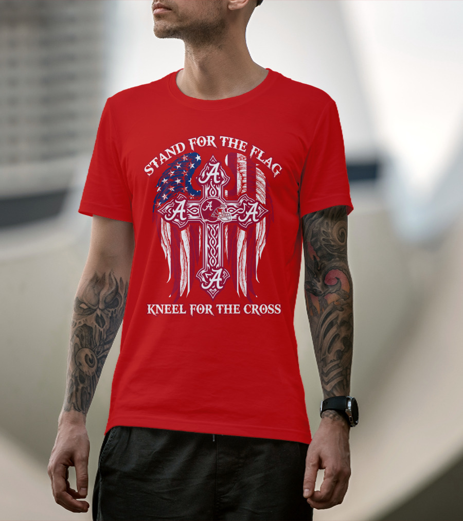Stand For The Flag Kneel For The Cross Alabama A T-Shirt