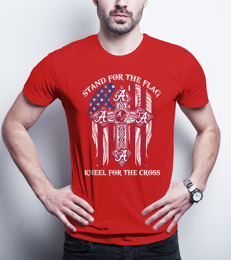 Stand For The Flag Kneel For The Cross Alabama A T-Shirt