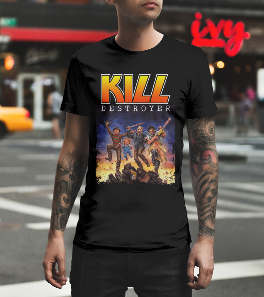 Kill Destroyer Killer Team-Up Art T-Shirt