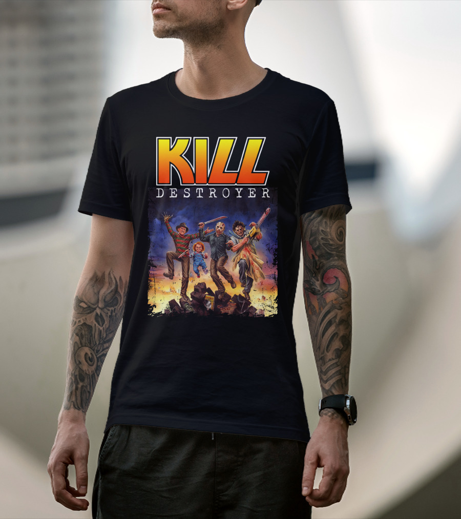 Kill Destroyer Killer Team-Up Art T-Shirt