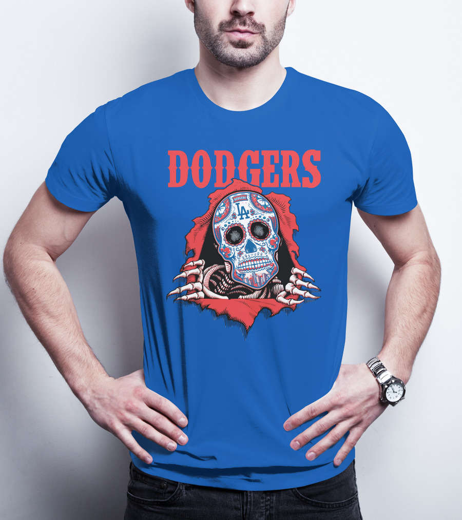 Dodgers La Sugar Skull T-Shirt