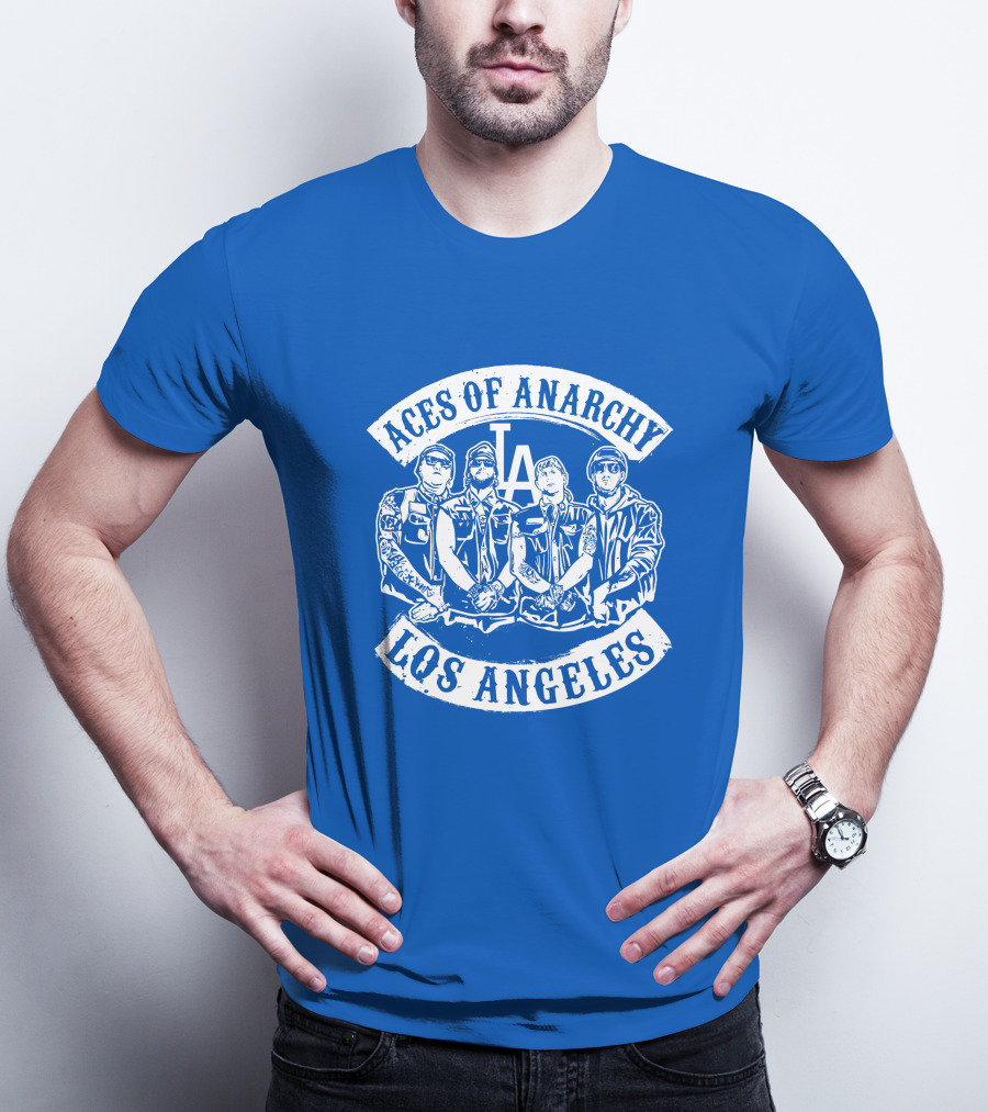 Aces Of Anarchy Los Angeles Dodgers T-Shirt