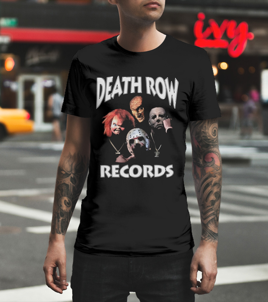 Death Row Records Horror Icons T-Shirt