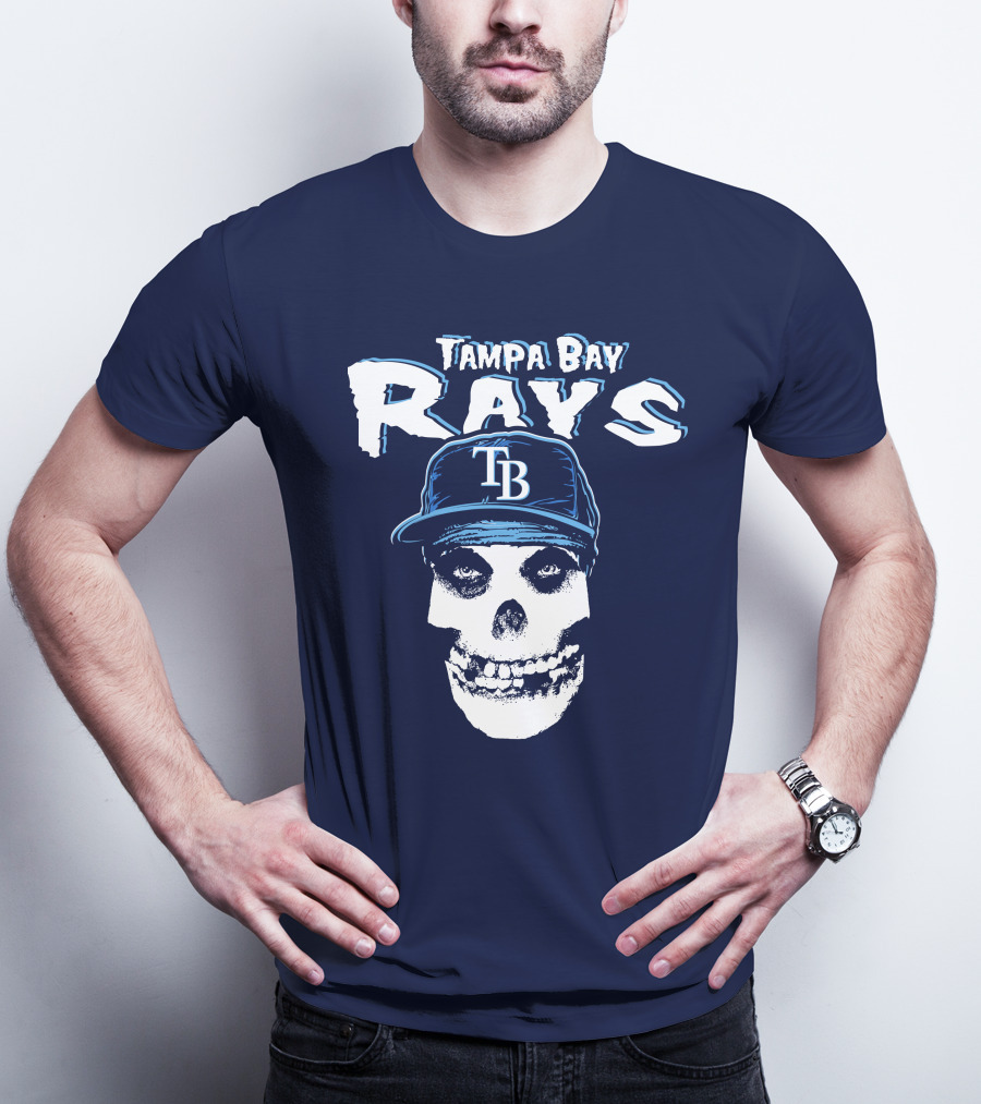 Tampa Bay Rays Tb Skull T-Shirt