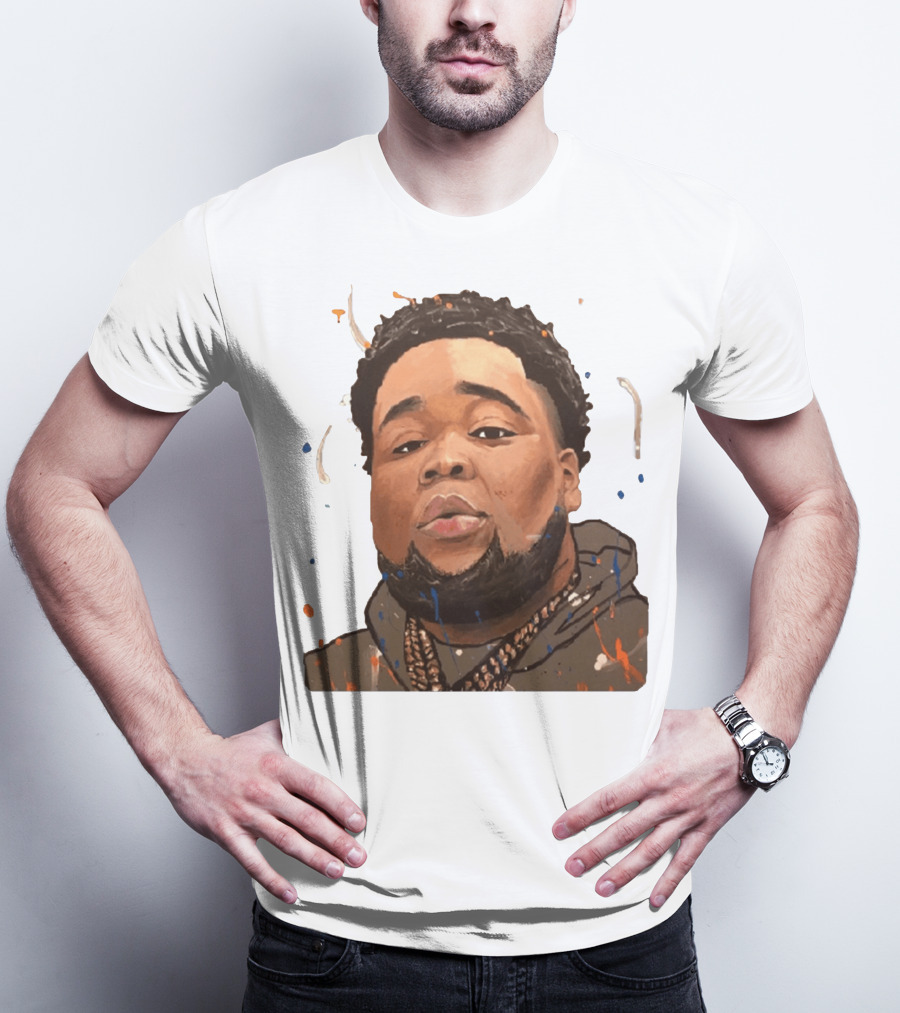 Rod Wave Hoodie Portrait Splash T-Shirt