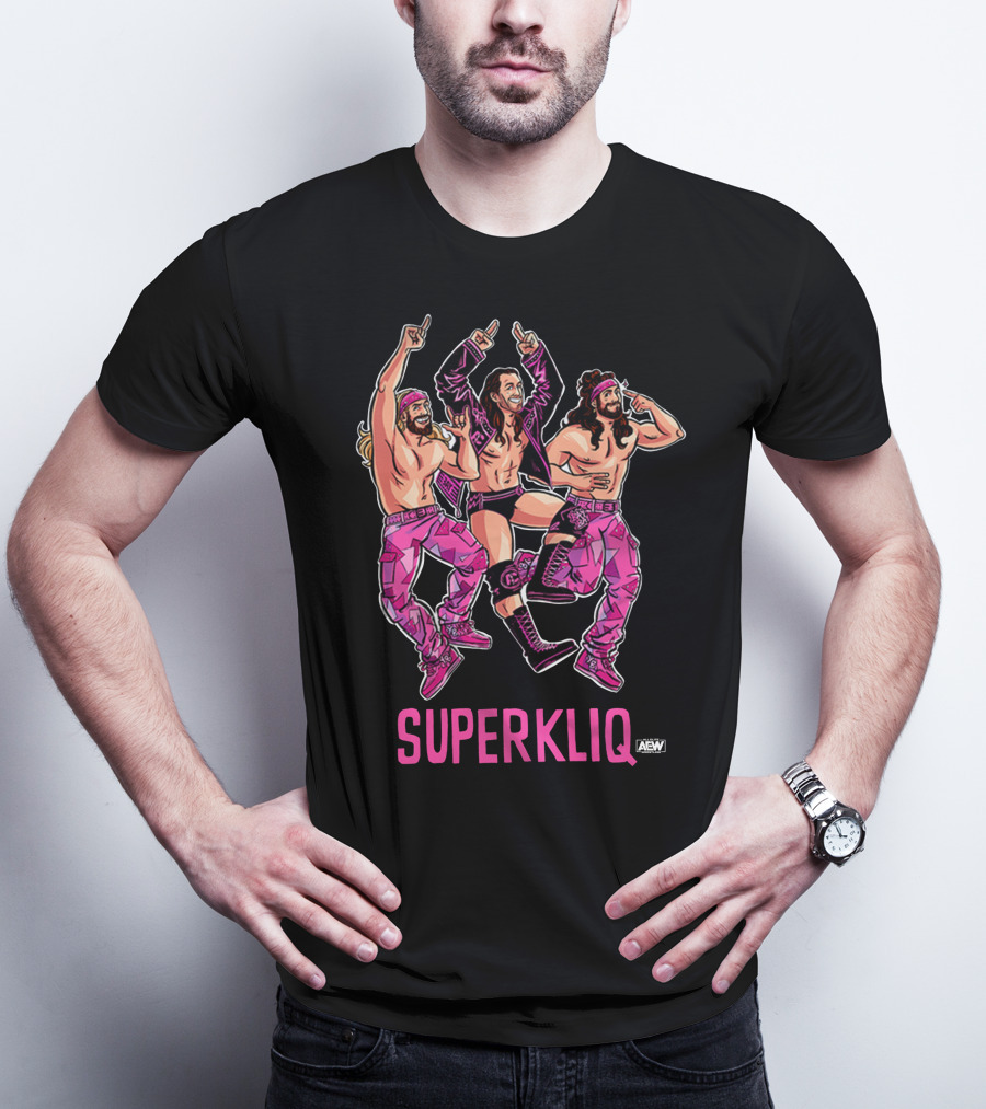 Superkliq AEW Wrestling Group T-Shirt