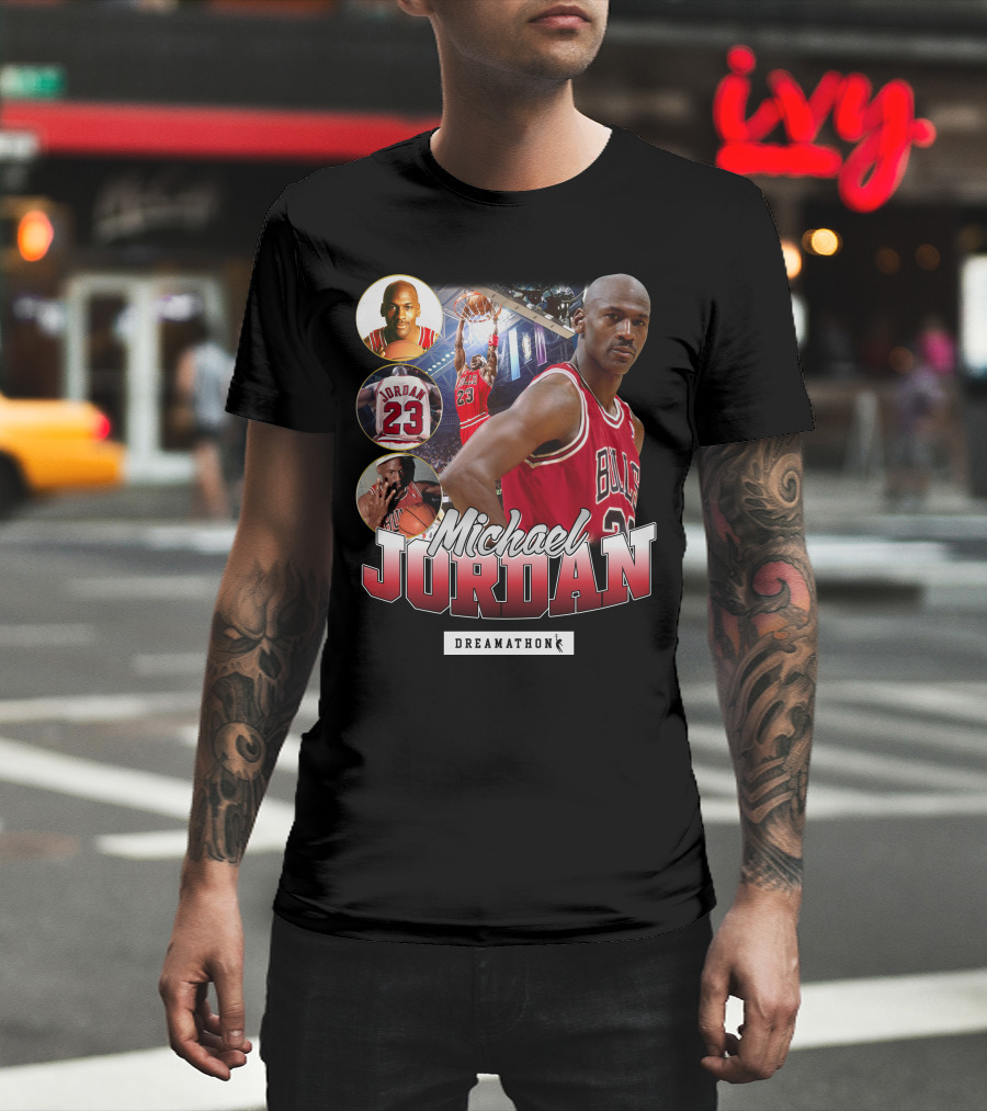 Michael Jordan Dreamathon 23 Basketball T-Shirt