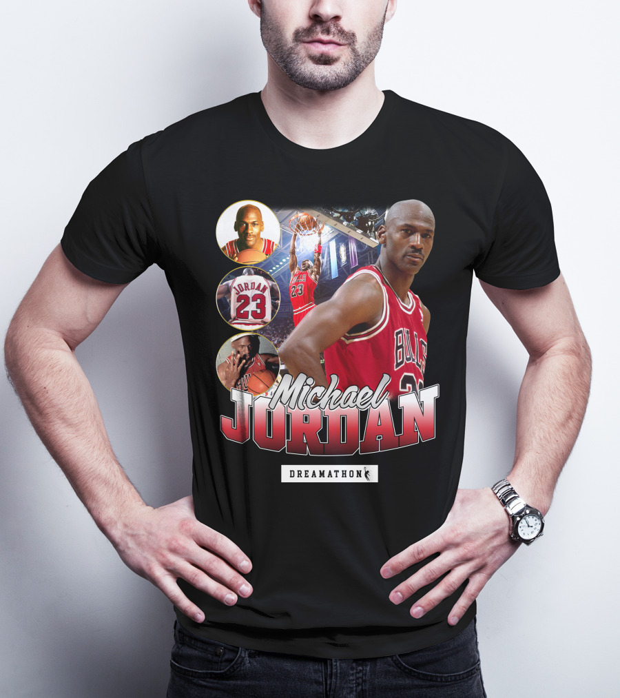 Michael Jordan Dreamathon 23 Basketball T-Shirt