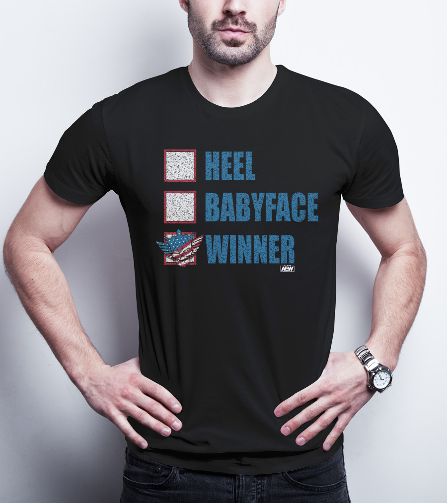 Cody Rhodes AEW Heel Babyface Winner T-Shirt