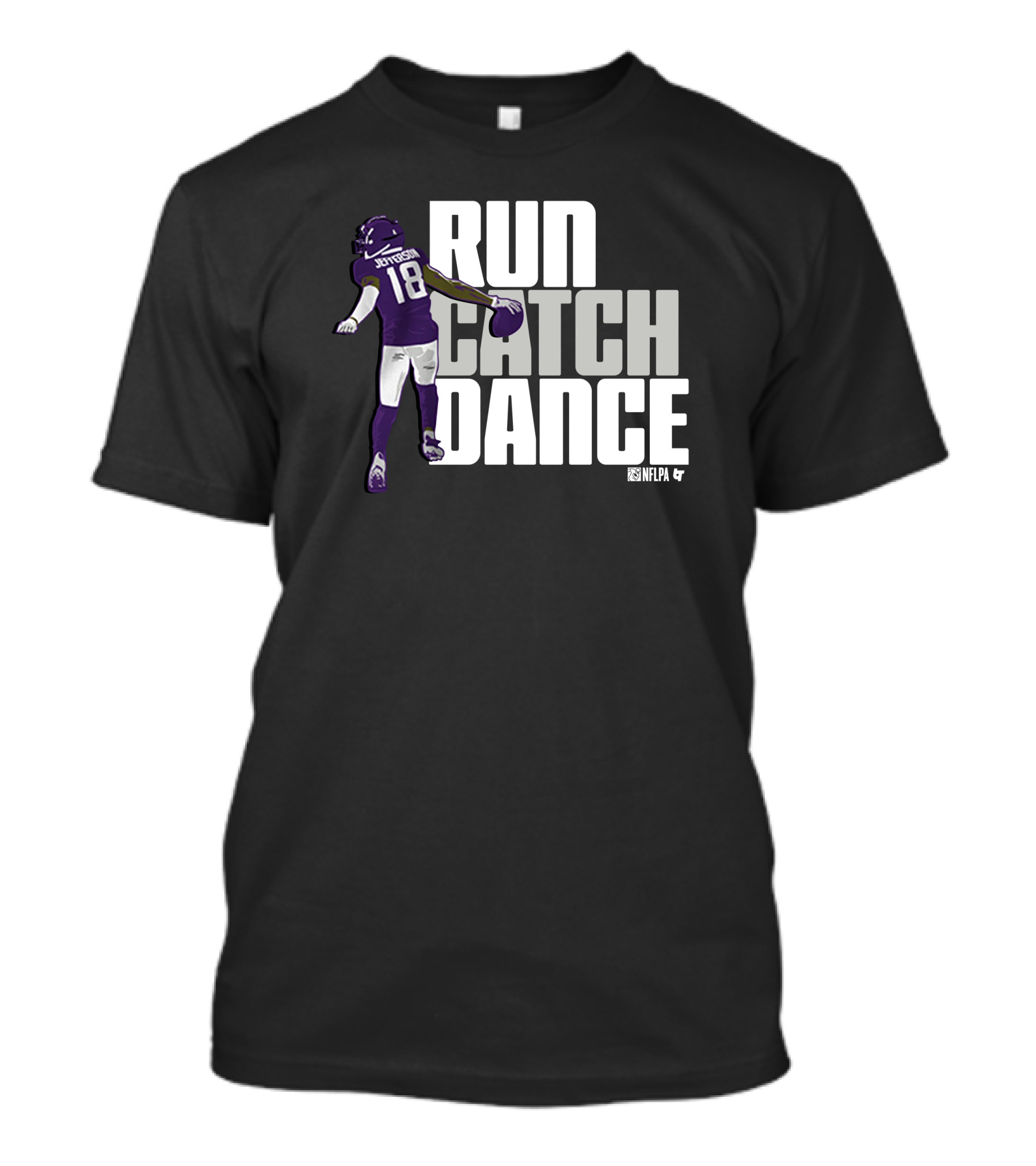 Justin Jefferson NFLPA Run Catch Dance T-Shirt