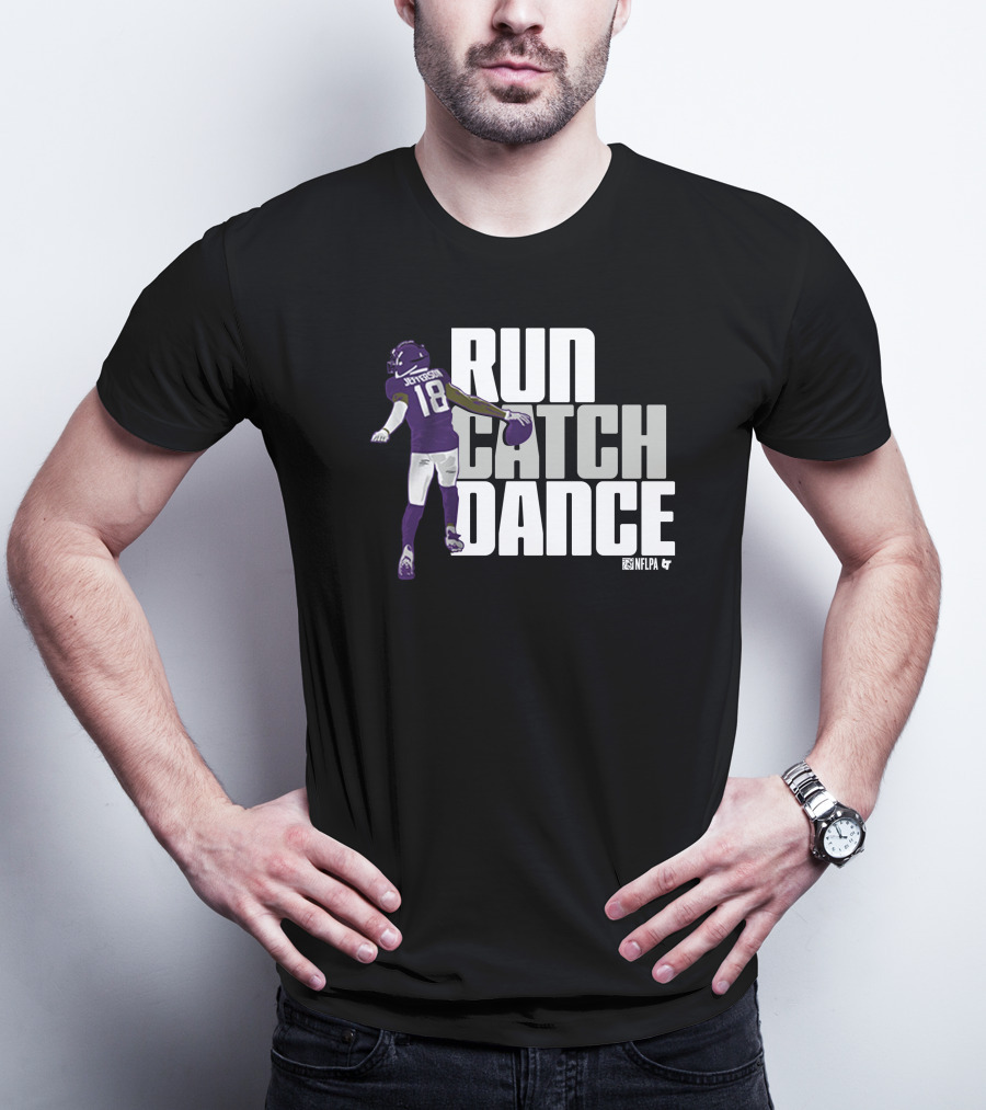 Justin Jefferson NFLPA Run Catch Dance T-Shirt