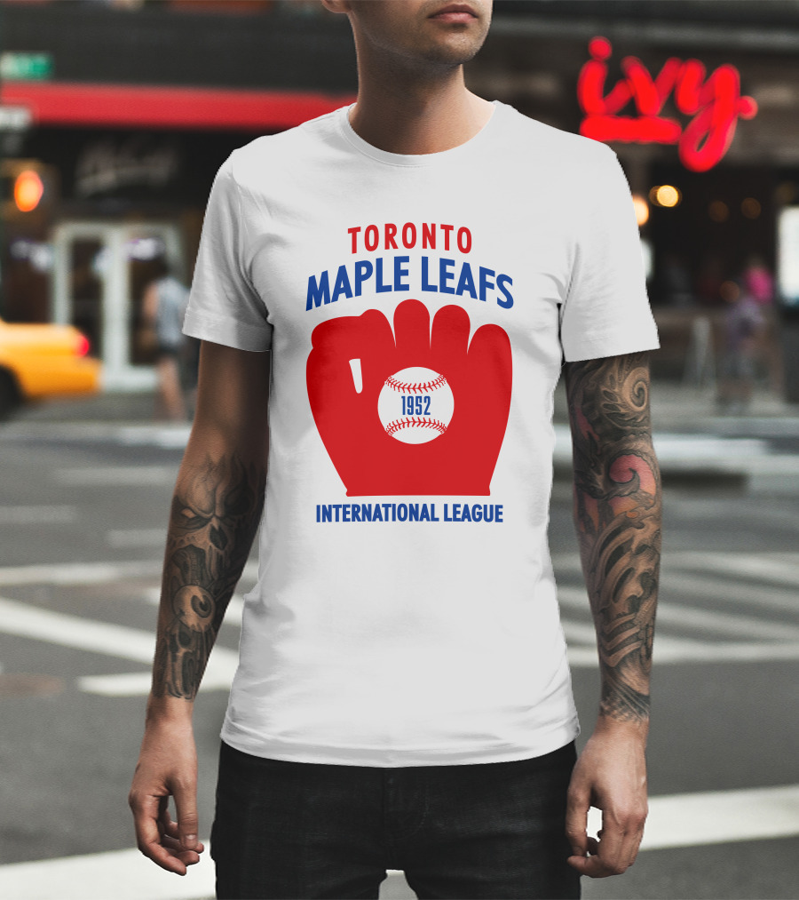 Toronto Maple Leafs 1952 International League Baseball Glove T-Shirt