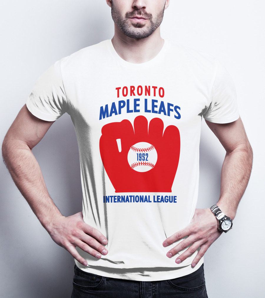 Toronto Maple Leafs 1952 International League Baseball Glove T-Shirt