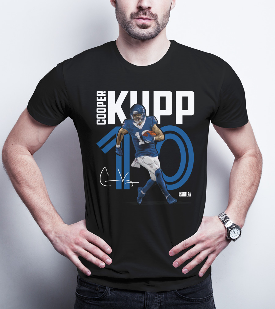 COOPER KUPP 10 NFLPA Football Player T-Shirt
