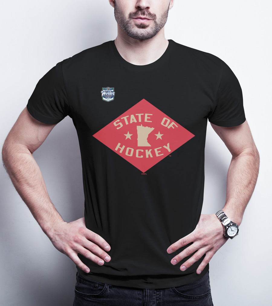 State Of Hockey Minnesota Wild Winter Classic NHL T-Shirt